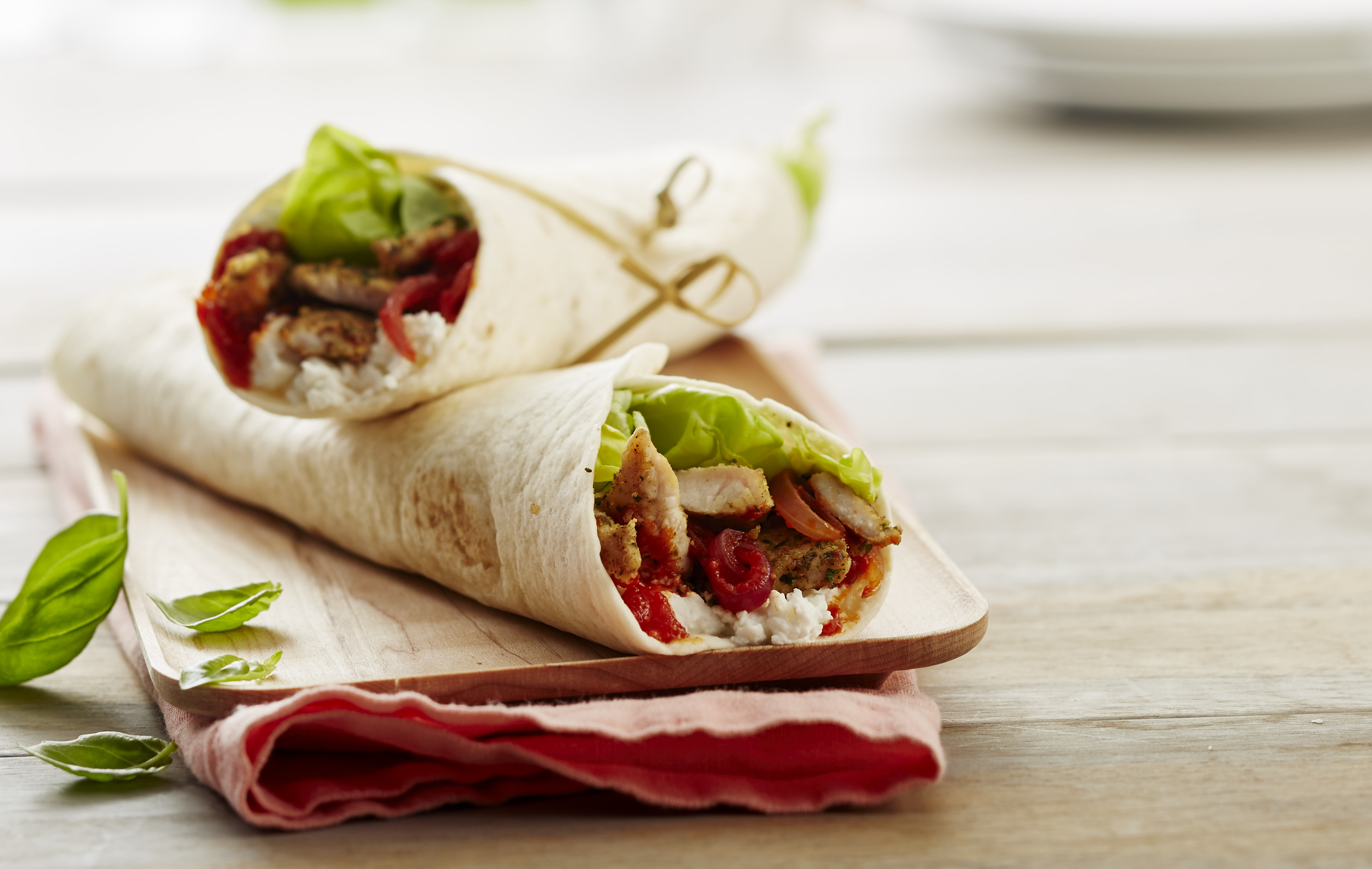 MINI WRAP CHEVRE JAMBON | Ma Cuisine Enthousiaste